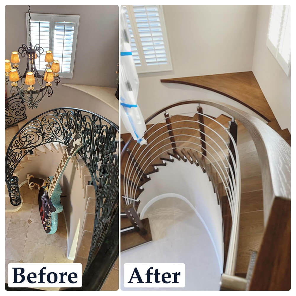Stair Before & After 3 - Santa Fe Stair Co.